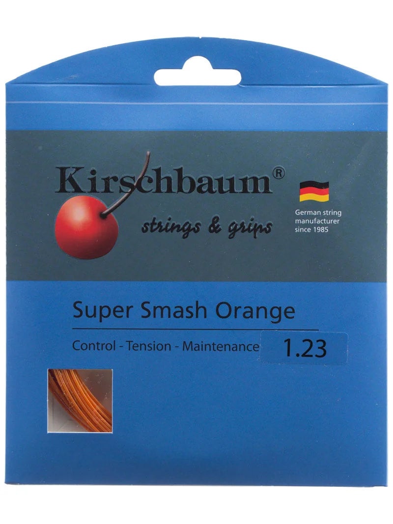 Kirschbaum Super Smash Orange 17/1.23 (Single Set) | ACE Tennis Academy ...